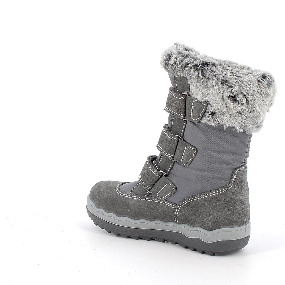 GIRL GORE-TEX ANKLE BOOTS WITH FAUX FUR INSERT